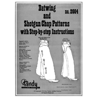 2664 Batwing And Shotgun Chap Patterns — Tandy Leather, Inc.