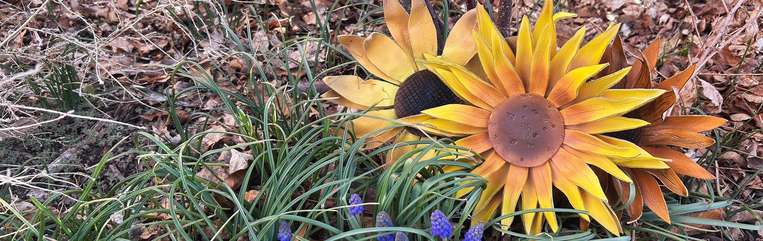 Crafting for Mother's Day: Leather Sunflowers & No-Sew Clutch — Tandy ...