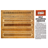 Belt Stamping Designs by Allan Scheider- Series 1E Page 7 — Tandy ...