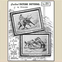 Craftool Picture Patterns #21 Matador & Fighting Stallions — Tandy ...