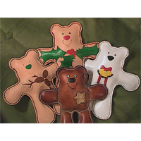 Leather Teddy Bear Pattern — Tandy Leather, Inc.