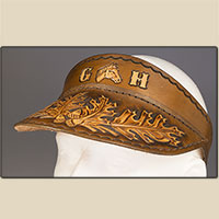 Leather Visor Pattern — Tandy Leather, Inc.
