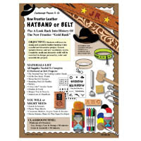 New Frontier Tooling Hatband or Belt Lesson Plan — Tandy Leather, Inc.