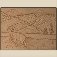 Scenery Carving Pattern — Tandy Leather, Inc.