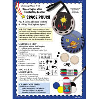 Space Exploration Non Tooling Space Pouch Lesson Plan — Tandy Leather, Inc.