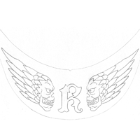 Visor Skull Pattern — Tandy Leather, Inc.