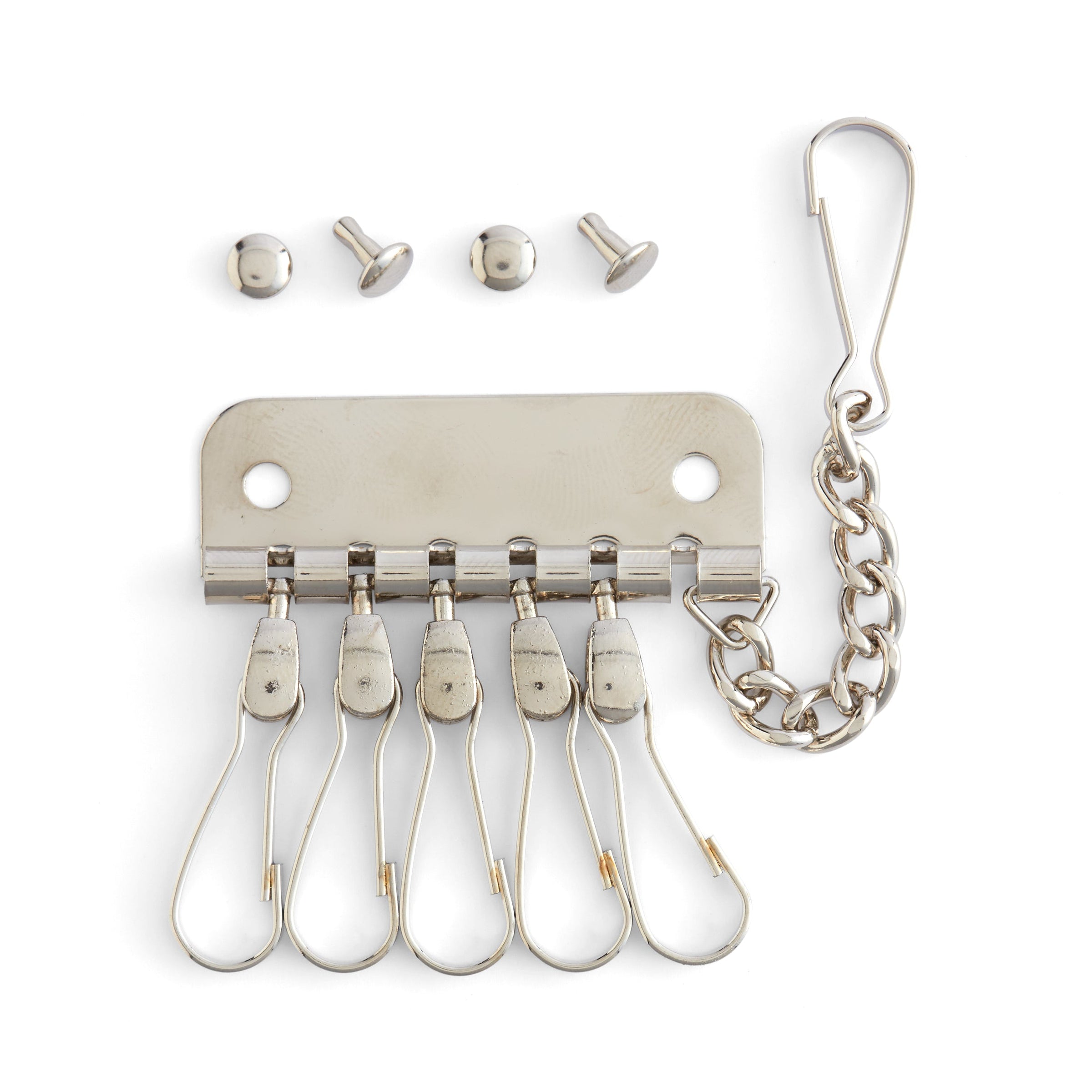 6 Hook Key Organizer Plate with Chain | Tandy Leather — Tandy Leather, Inc.