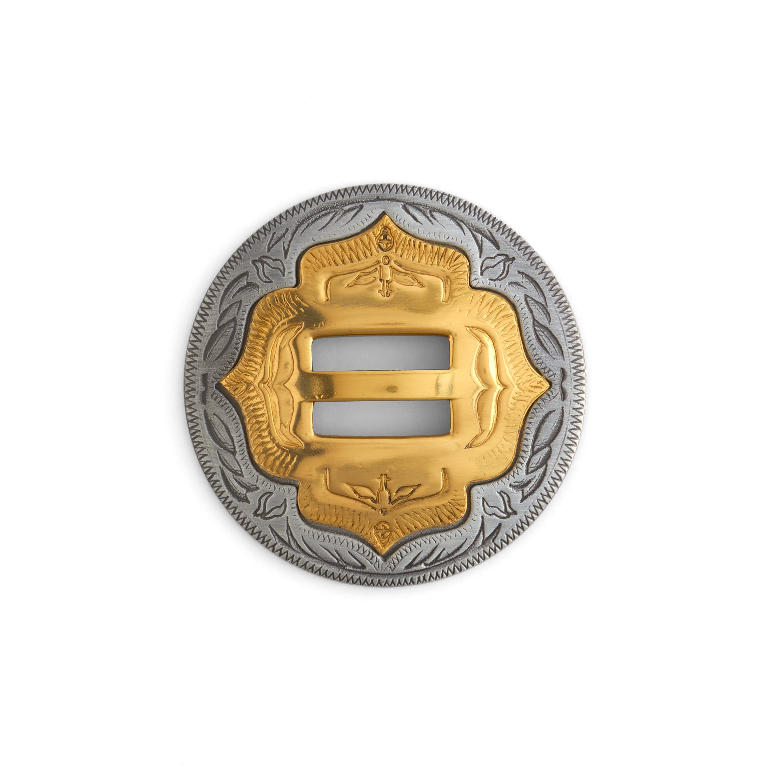Slotted Two-Toned Conchos | Tandy Leather — Tandy Leather, Inc.