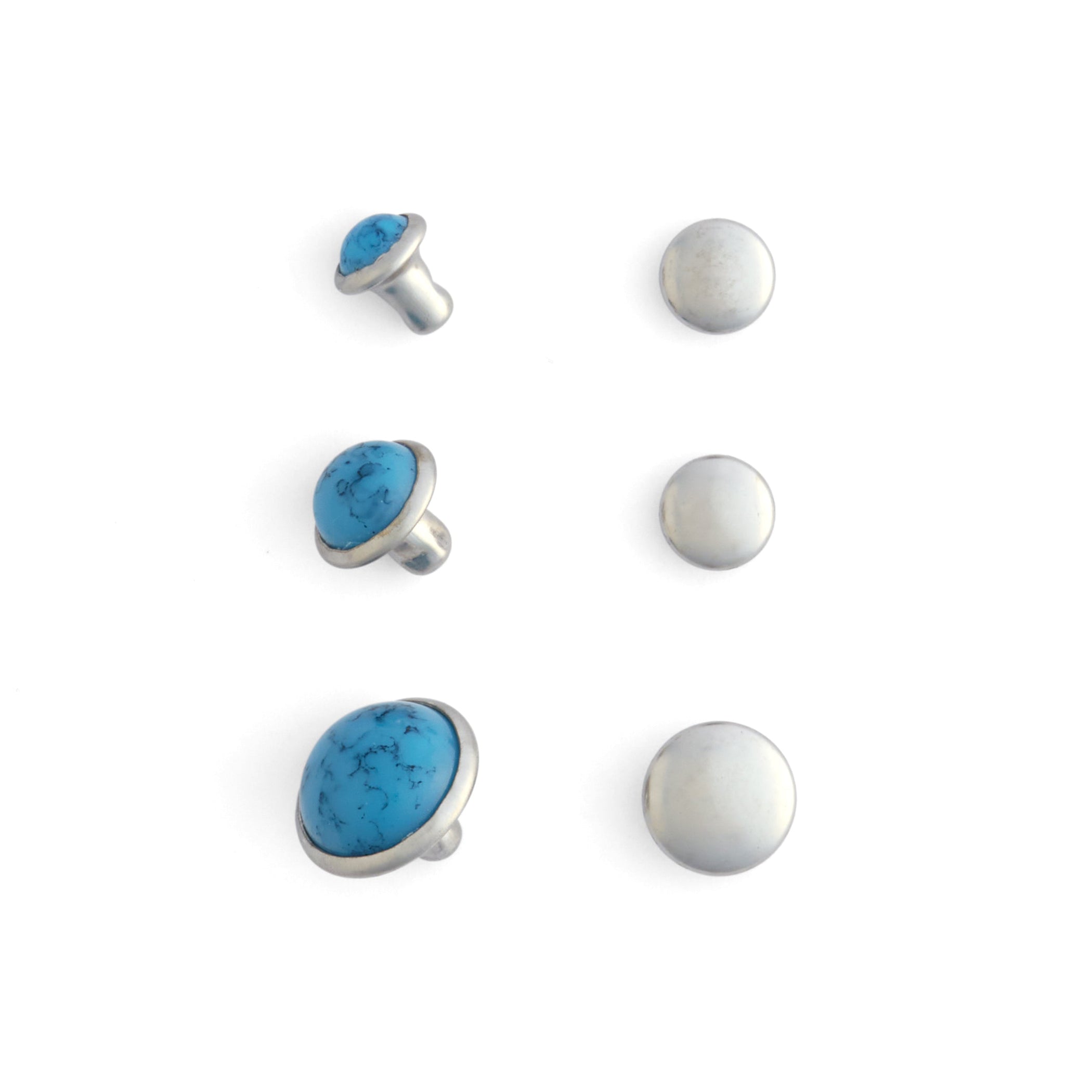 Synthetic Stone Dome Rivets 10 Pack | Tandy Leather — Tandy Leather, Inc.