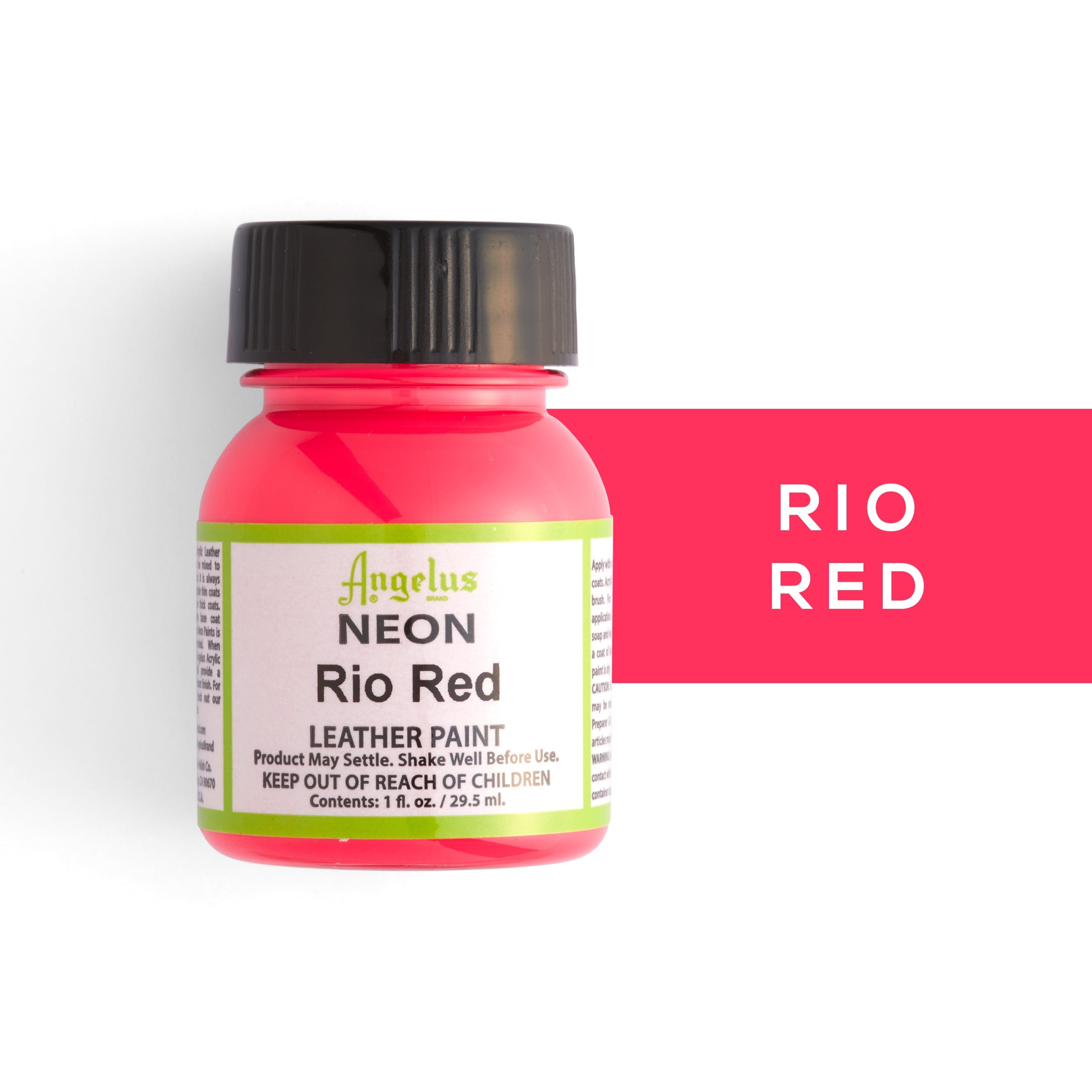 Angelus Neon Leather Paint 1 fl. oz. — Tandy Leather, Inc.