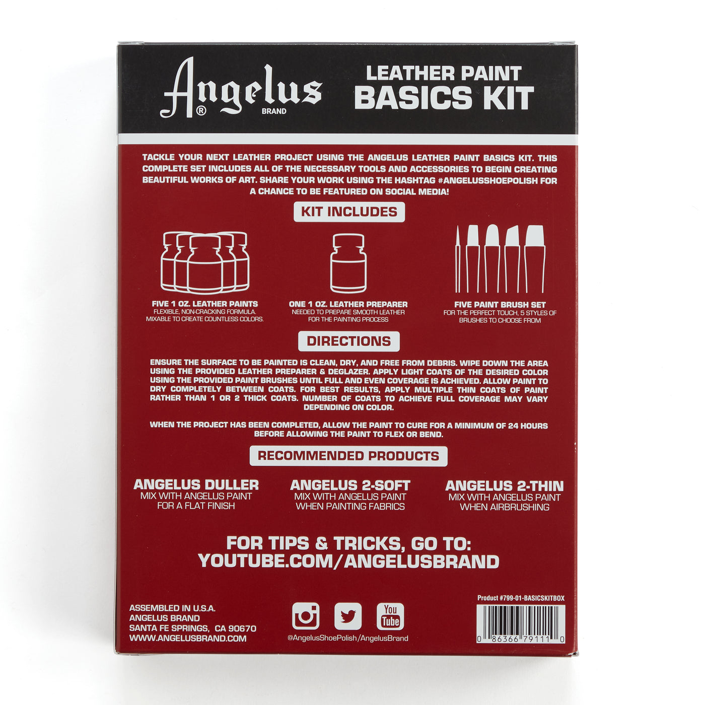 Angelus Leather Paint Basics Kit — Tandy Leather, Inc.