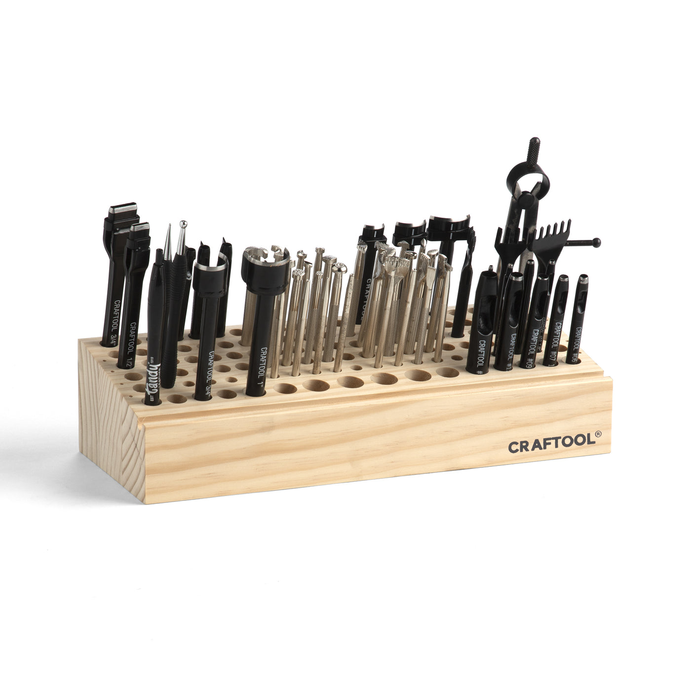 Craftool® Deluxe Wood Tool Rack | Tandy Leather — Tandy Leather, Inc.