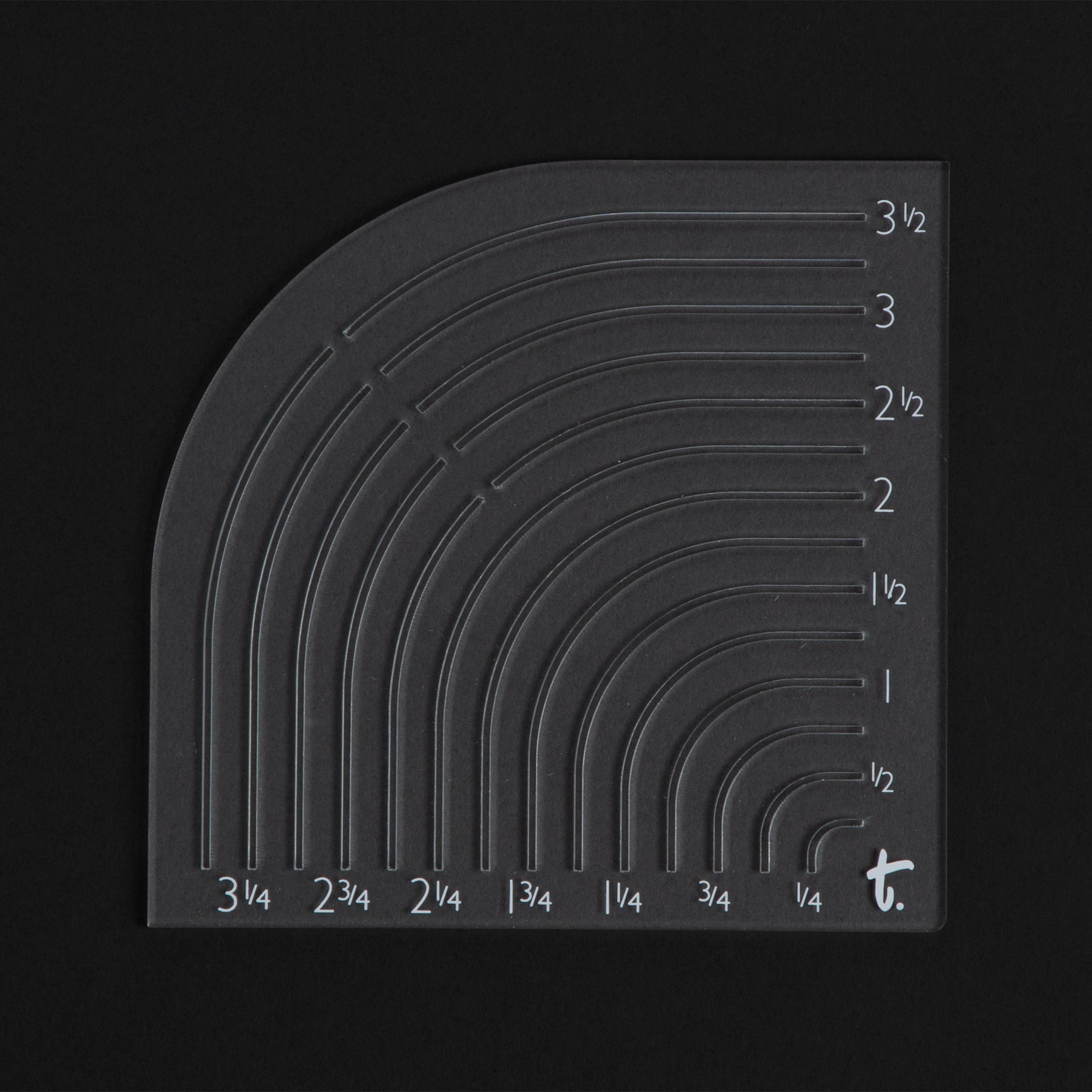 Radius Acrylic Template | Tandy Leather — Tandy Leather, Inc.