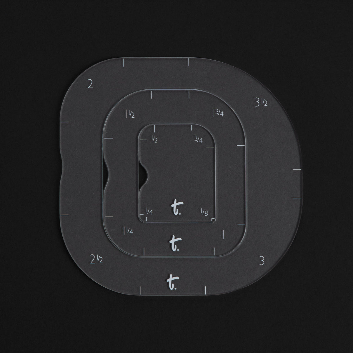 Nesting Radius Cards Acrylic Template — Tandy Leather, Inc.