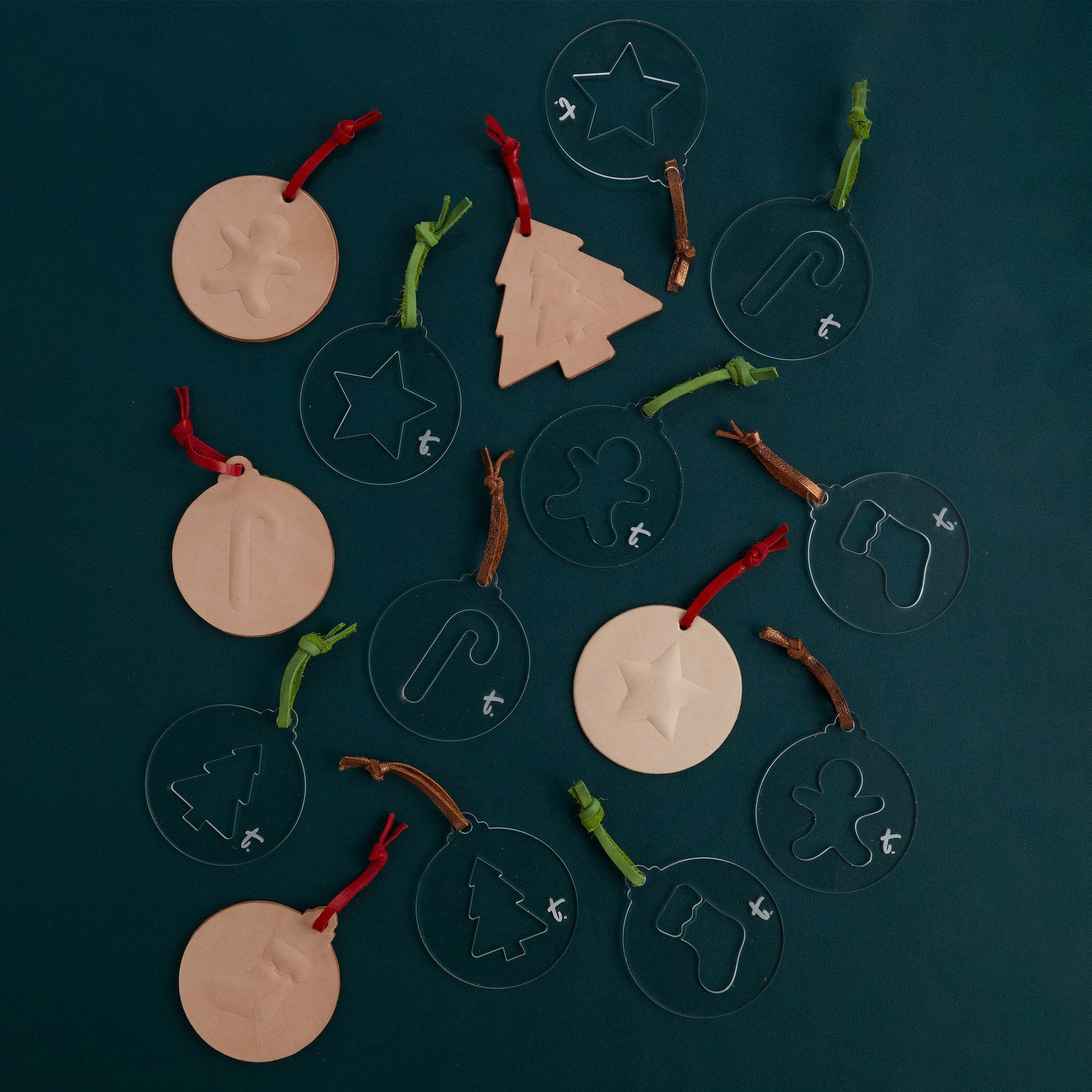 Holiday Ornament Acrylic Template Set — Tandy Leather, Inc.