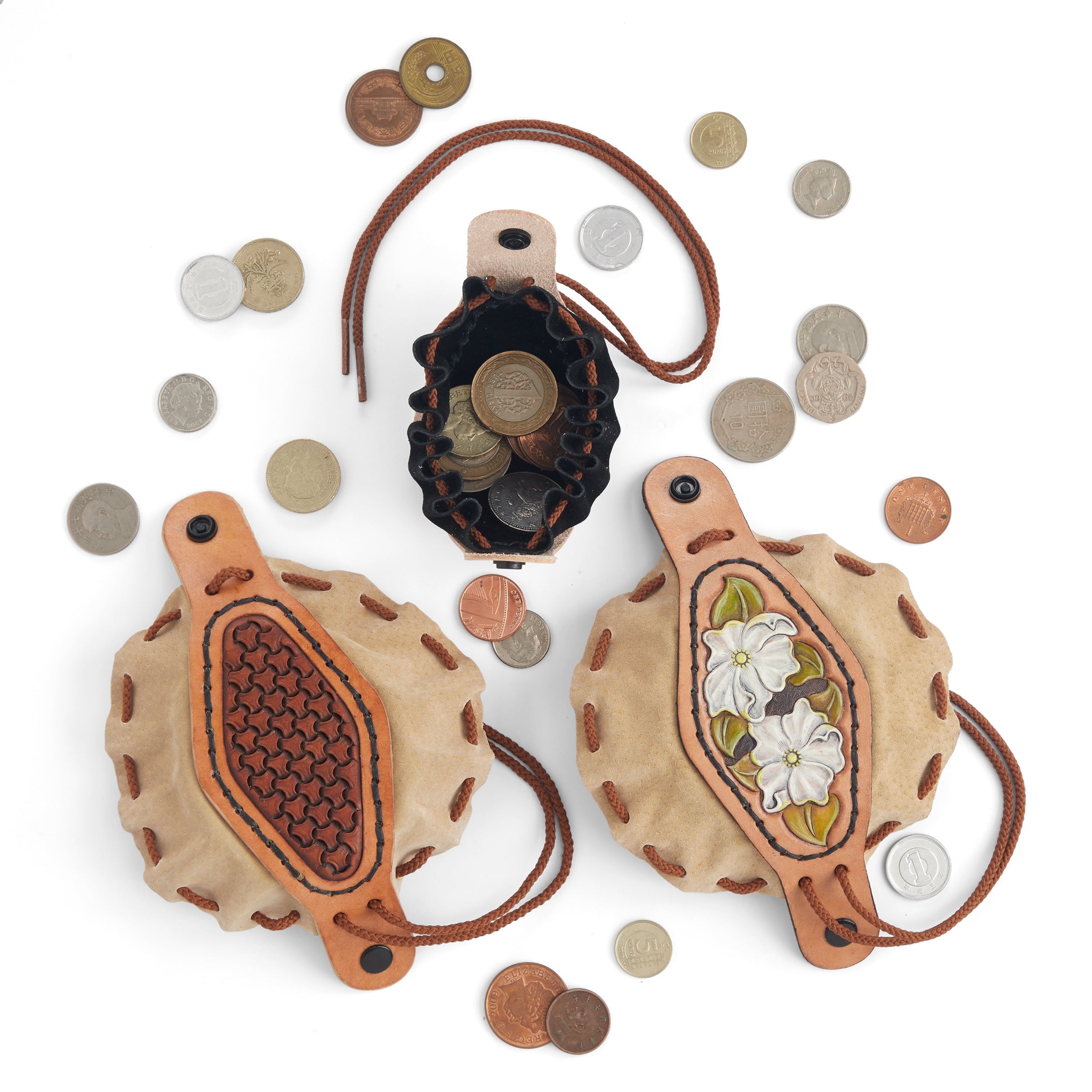Drawstring Coin Pouch Kit — Tandy Leather, Inc.