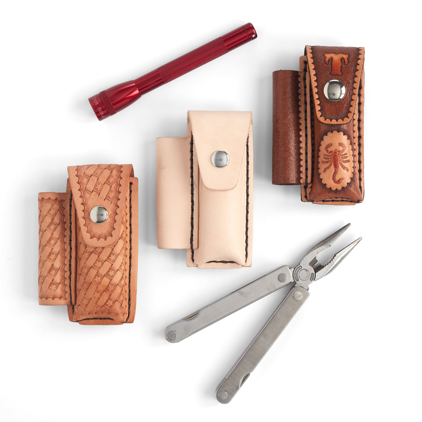 Leathercraft Project Kit Tandy Leather Woods Tool Case Kit - Pre-cut ...