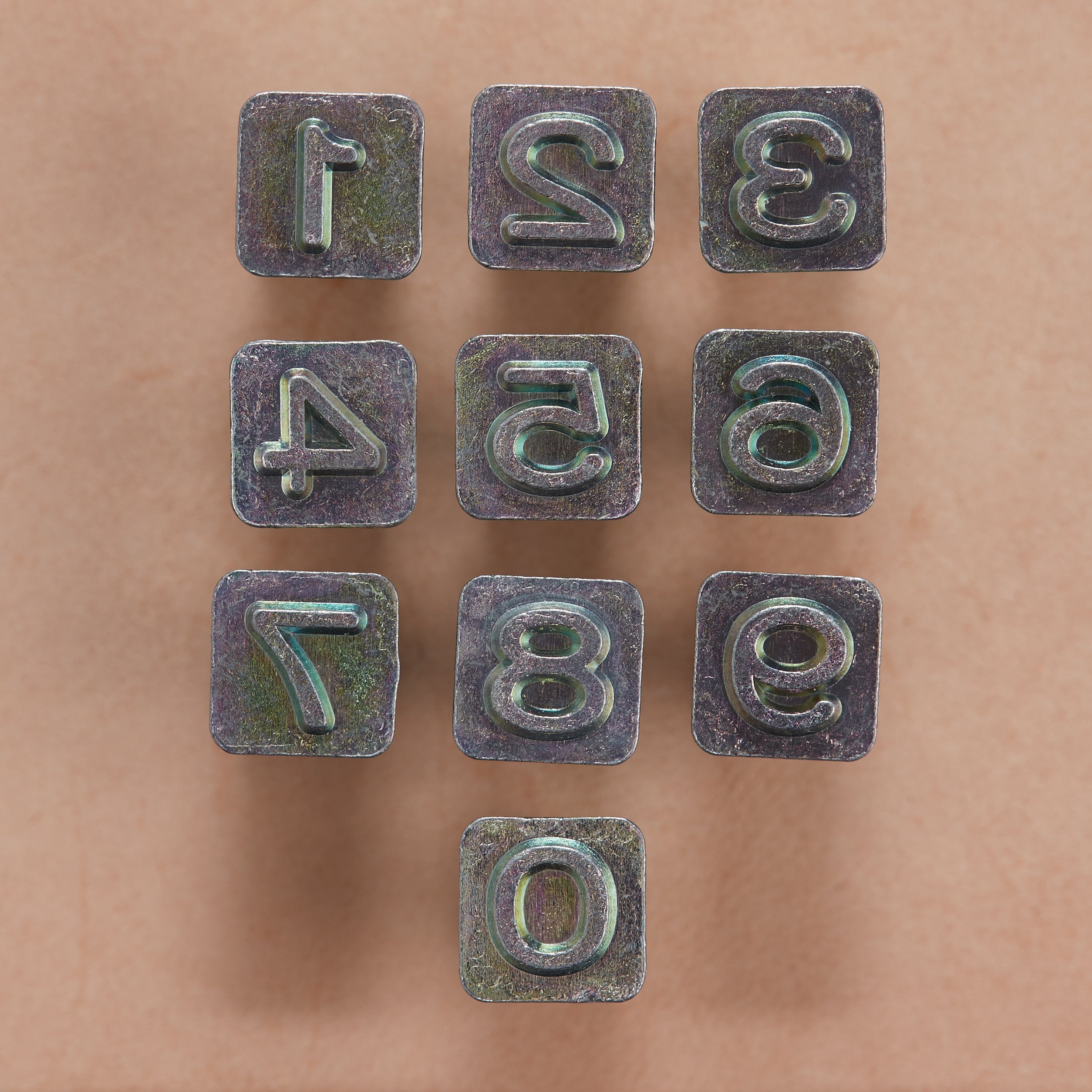 Craftool® Mini Classic Number Stamp Set | Tandy Leather — Tandy Leather ...