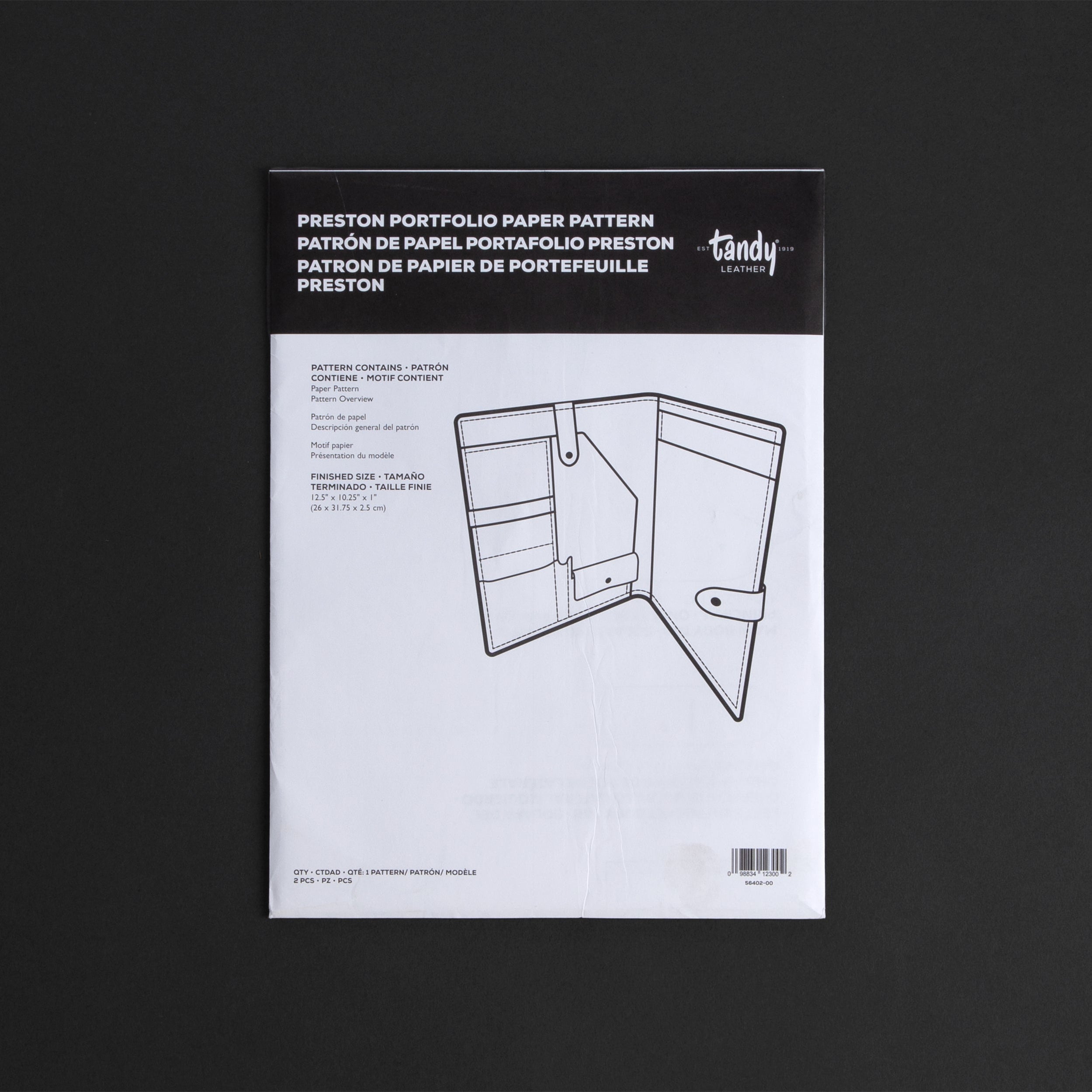 Preston Portfolio Paper Pattern | Tandy Leather — Tandy Leather, Inc.