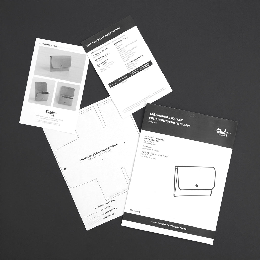 Wallet Paper Patterns — Tandy Leather, Inc.