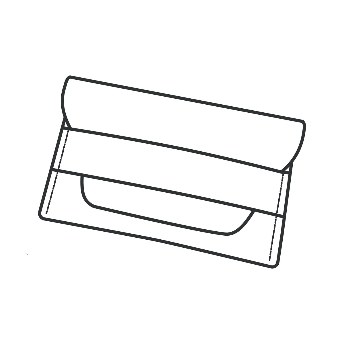 Aspen Clutch Paper Pattern — Tandy Leather, Inc.