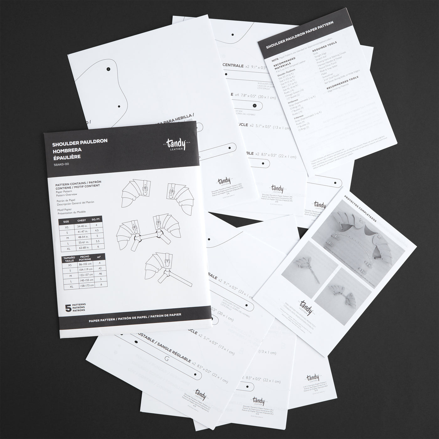 Shoulder Pauldron & Harness Paper Pattern — Tandy Leather, Inc.