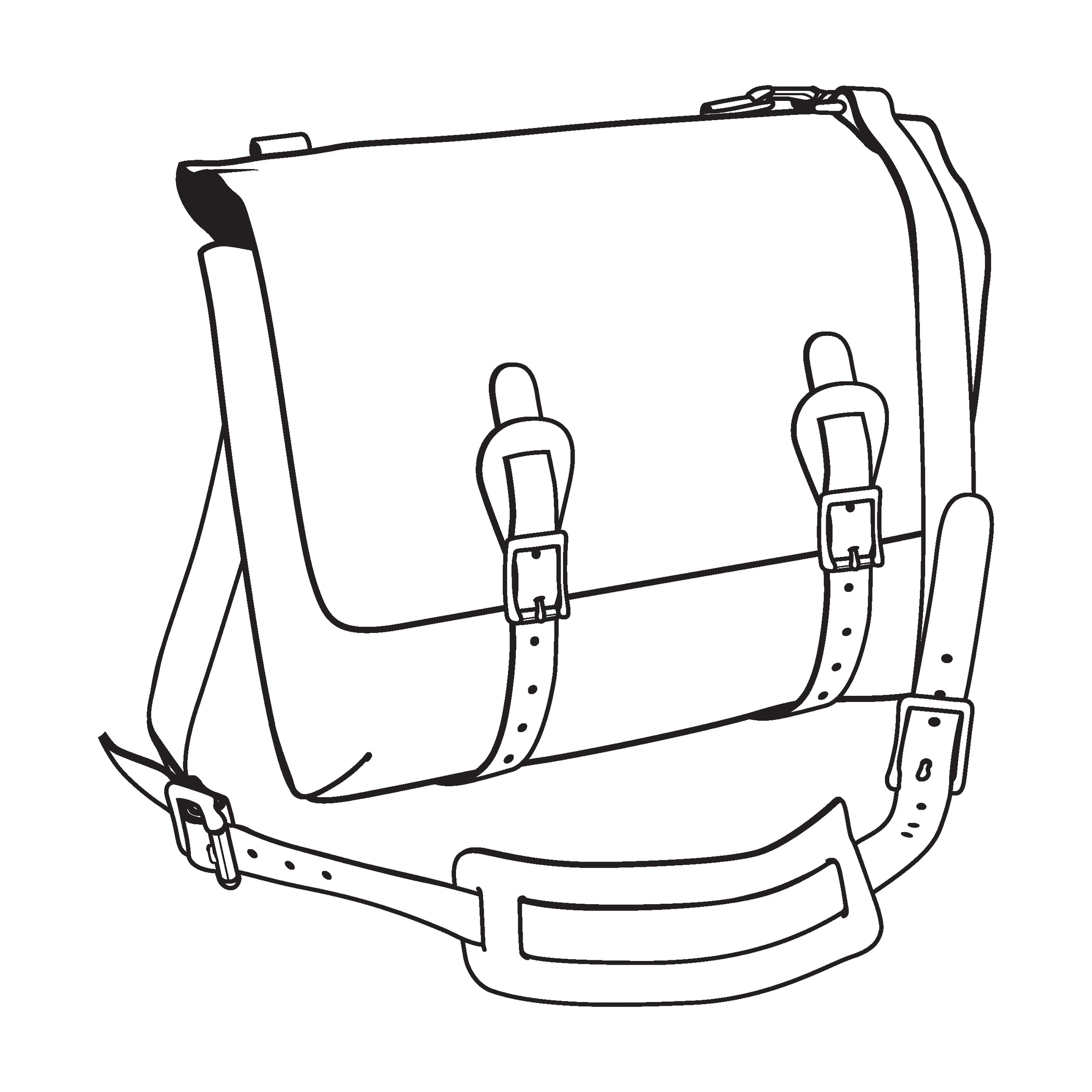 Field Briefcase Paper Pattern — Tandy Leather, Inc.