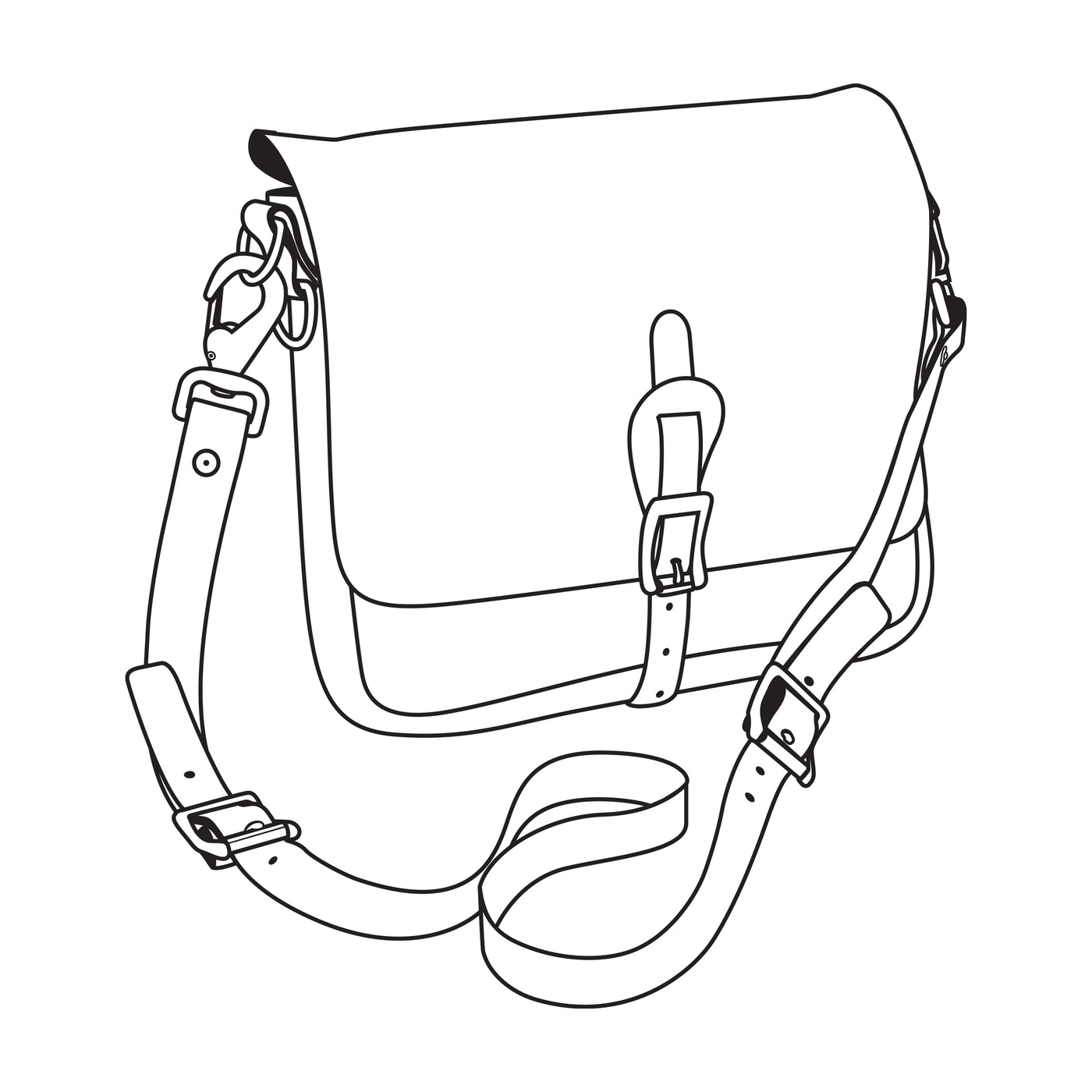 Field Messenger Bag Paper Pattern | Tandy Leather — Tandy Leather, Inc.