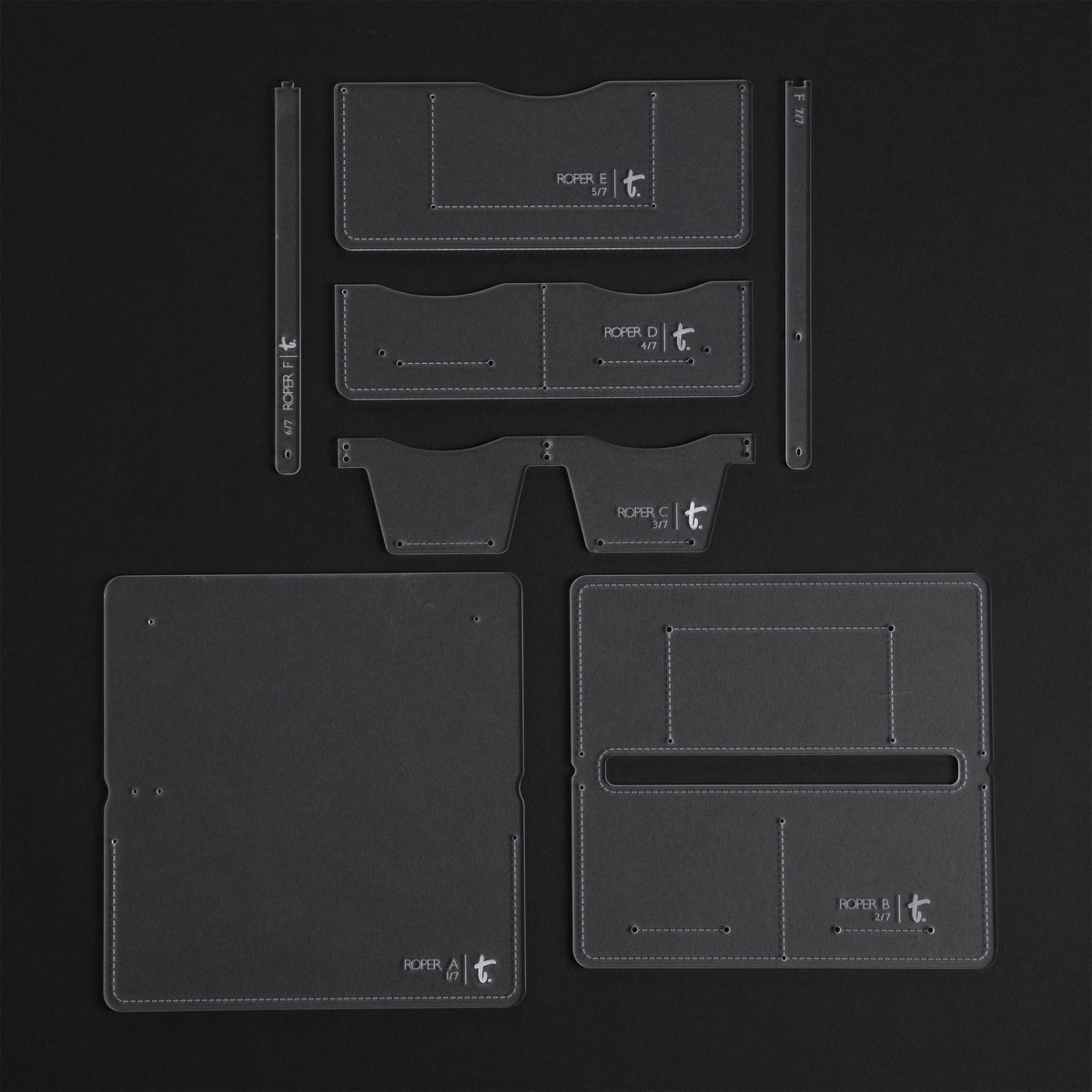 Roper Snap Wallet Acrylic Template — Tandy Leather, Inc.