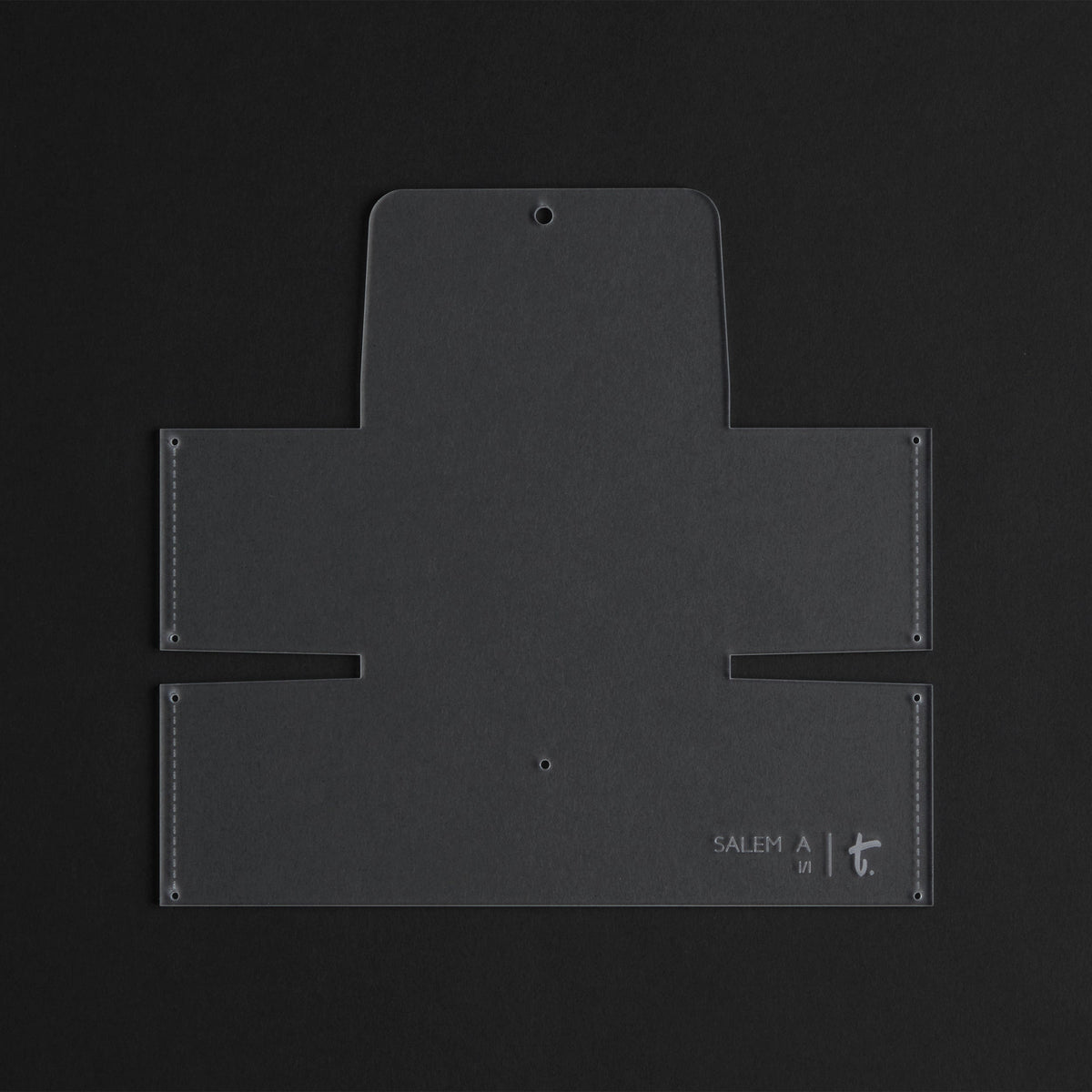 Salem Small Wallet Acrylic Template — Tandy Leather, Inc.