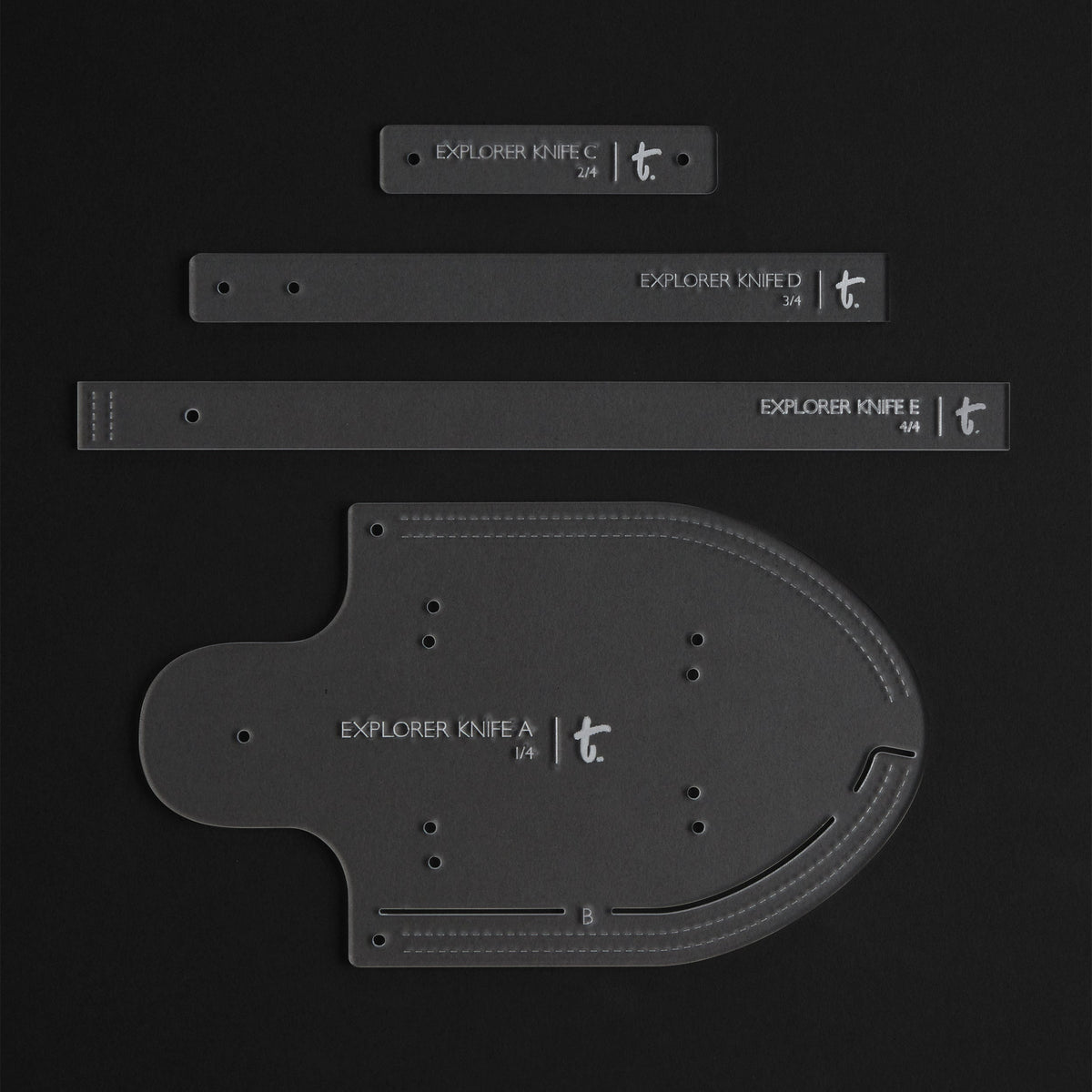 Explorer Knife Sheath Acrylic Template | Tandy Leather — Tandy Leather ...