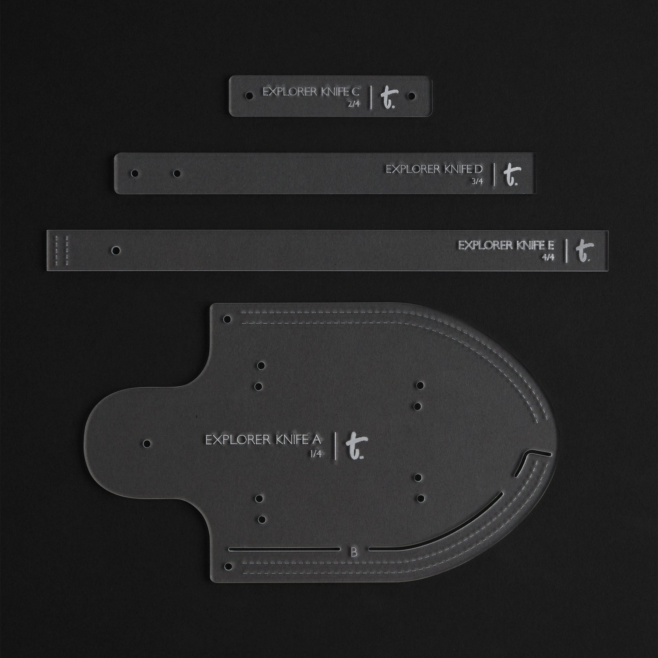 Explorer Knife Sheath Acrylic Template | Tandy Leather — Tandy Leather ...