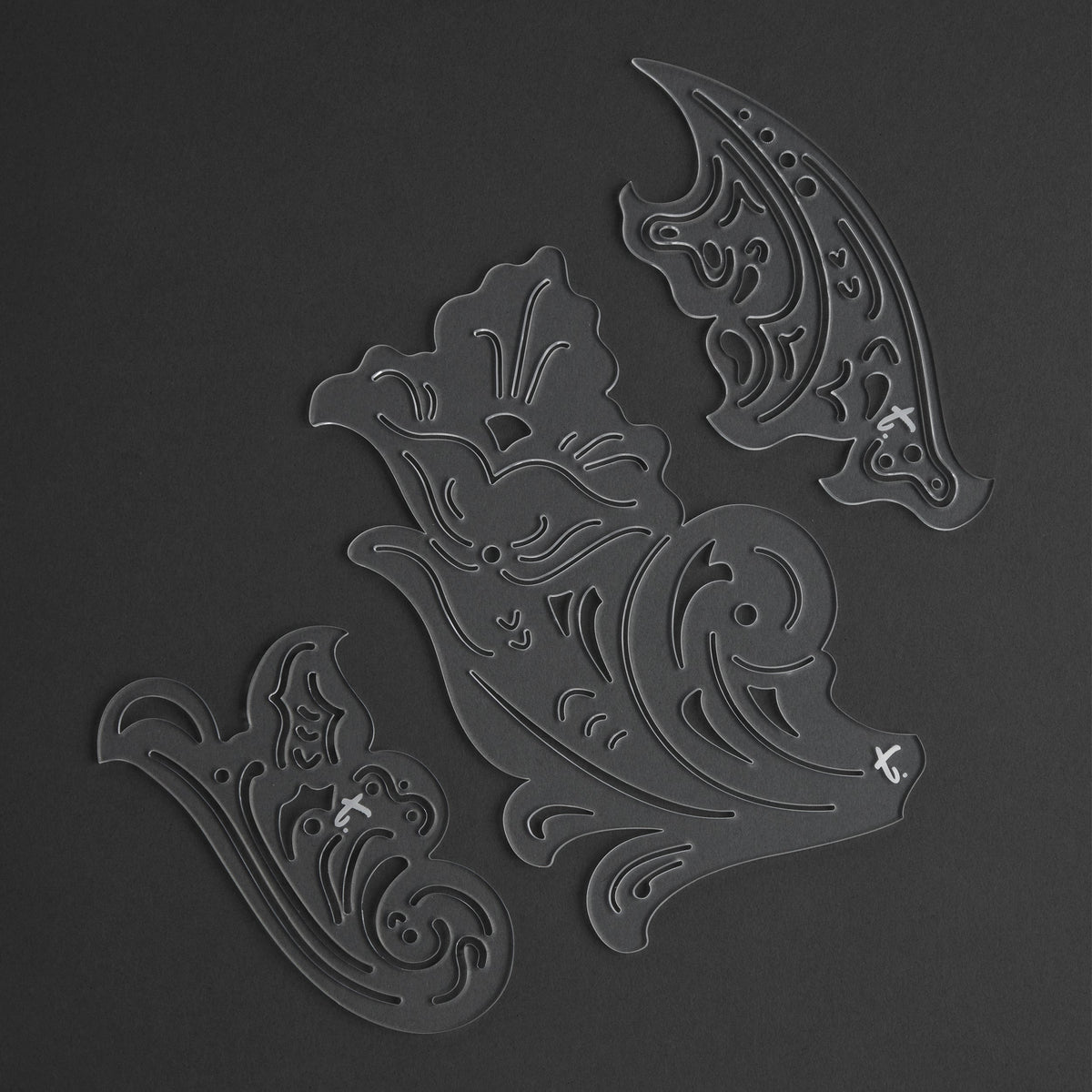 Western Curves Acrylic Template — Tandy Leather, Inc.