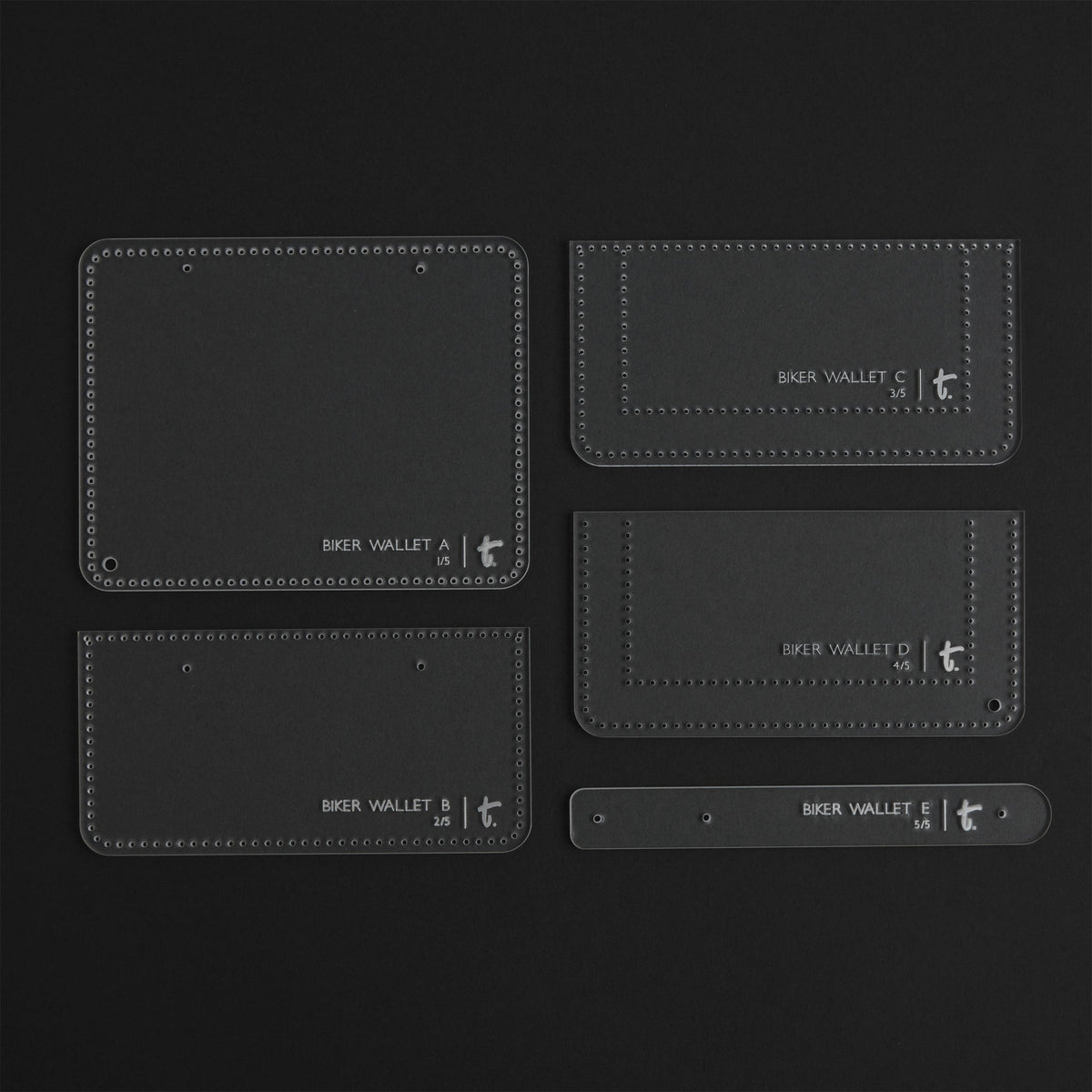 Biker Wallet Acrylic Template — Tandy Leather, Inc.