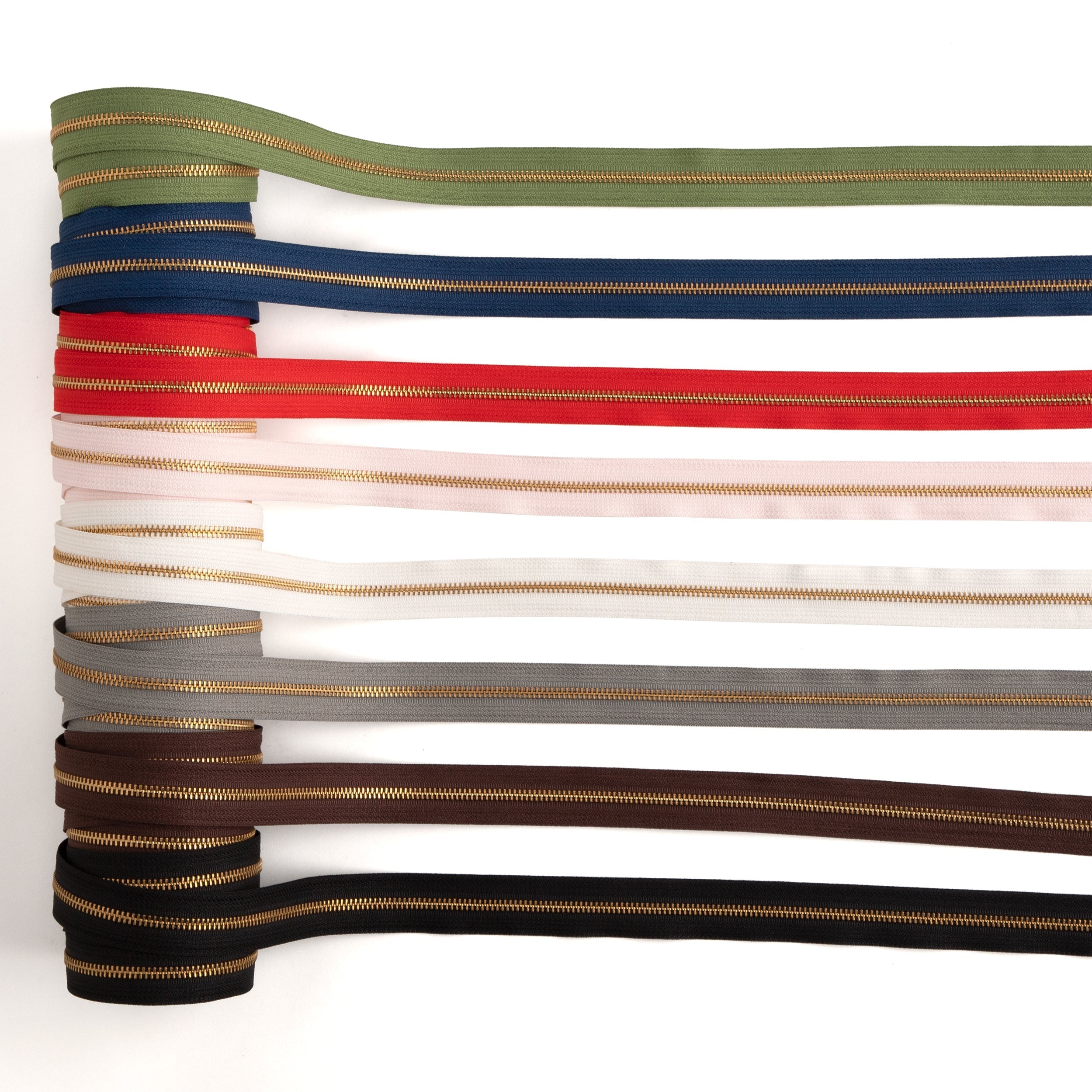 YKK #5 Brass Zipper Tape 6 ft. (1.8 m) | Tandy Leather — Tandy Leather ...