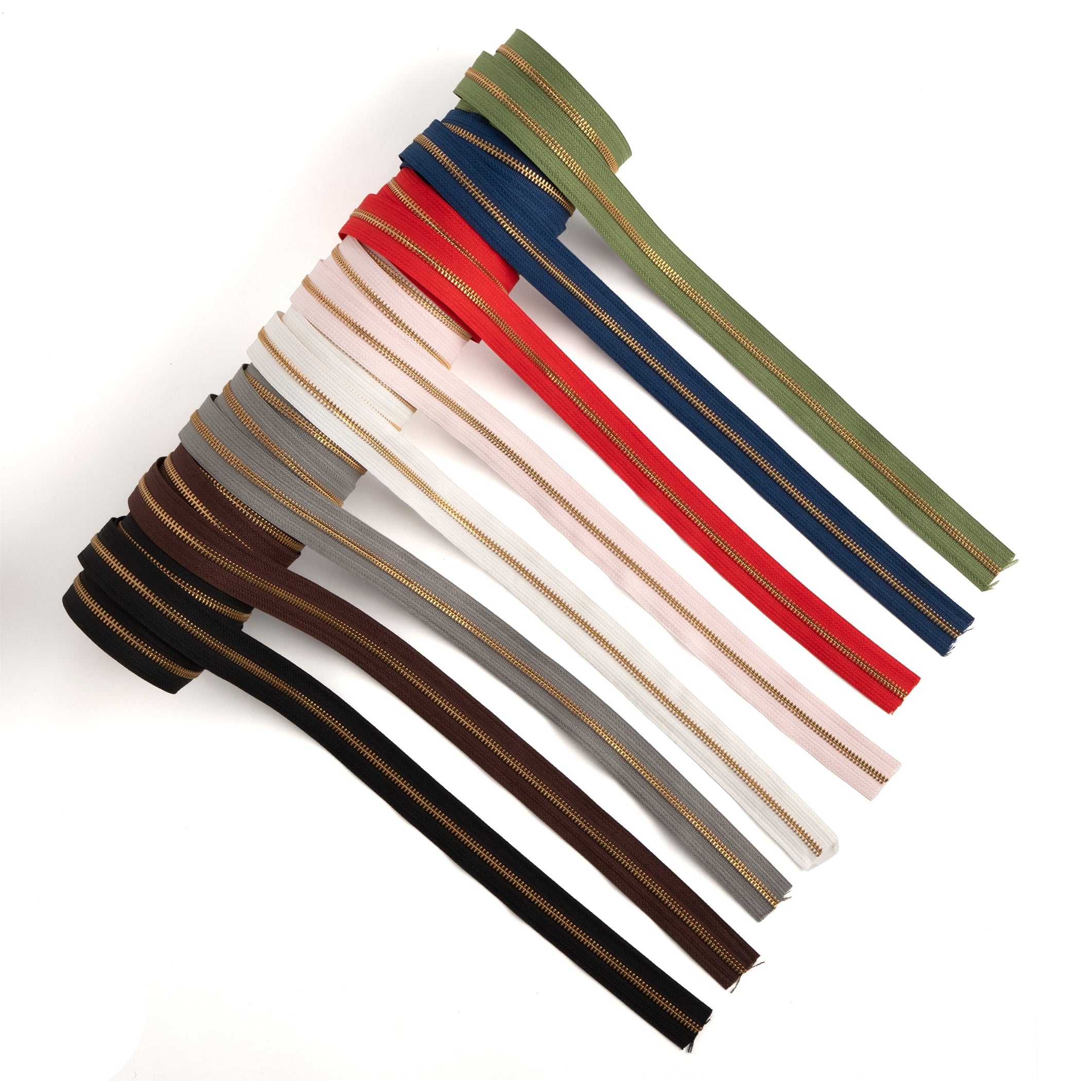 YKK #5 Brass Zipper Tape 6 ft. (1.8 m) | Tandy Leather — Tandy Leather ...