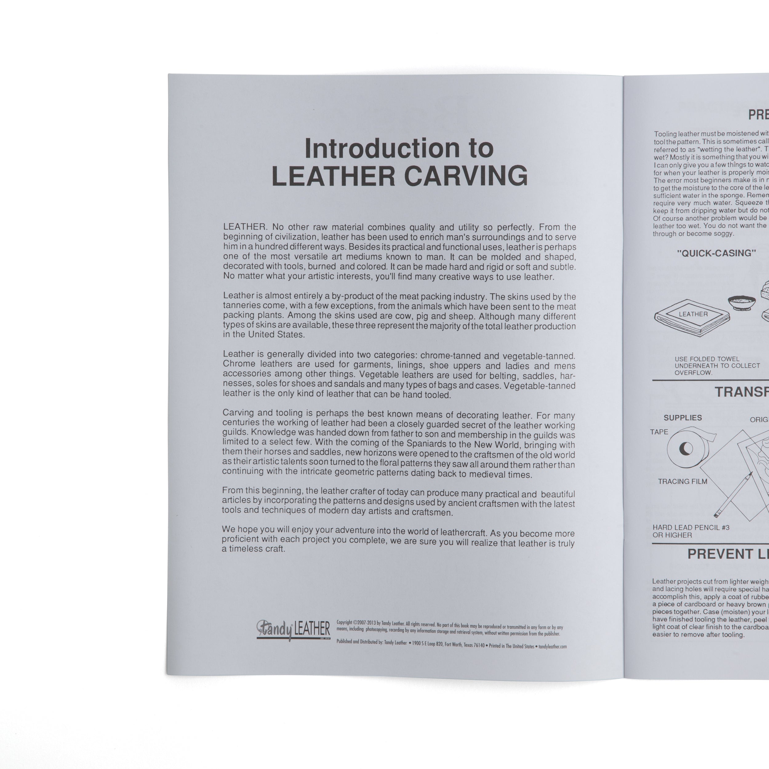 Basic Leatherwork Book — Tandy Leather, Inc.