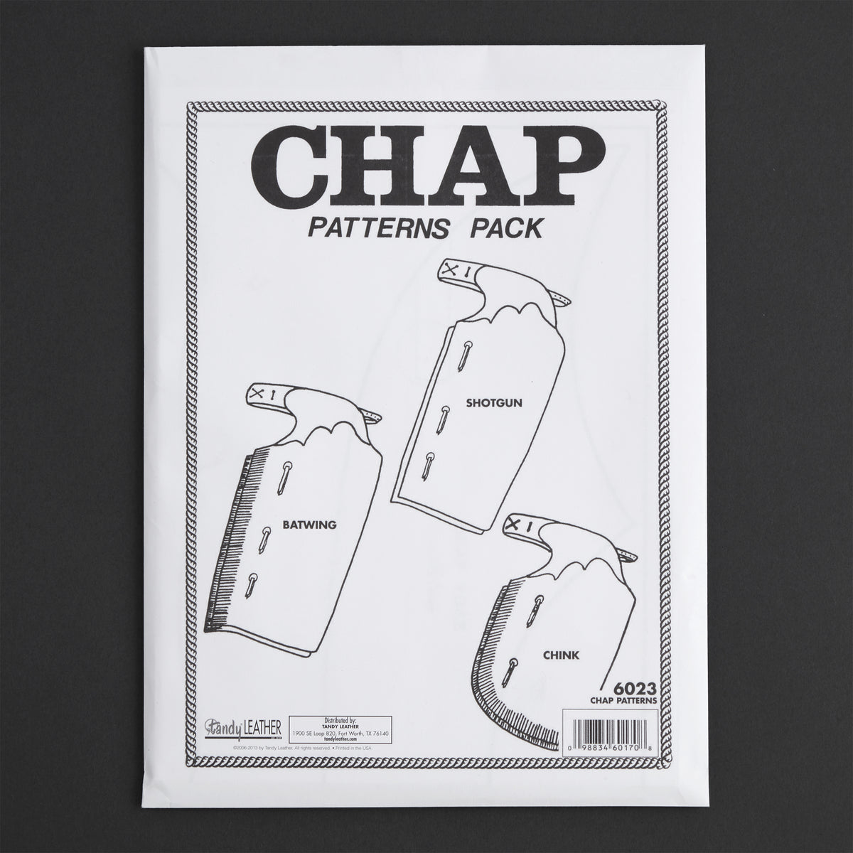 Chap Pattern Pack | Tandy Leather — Tandy Leather, Inc.