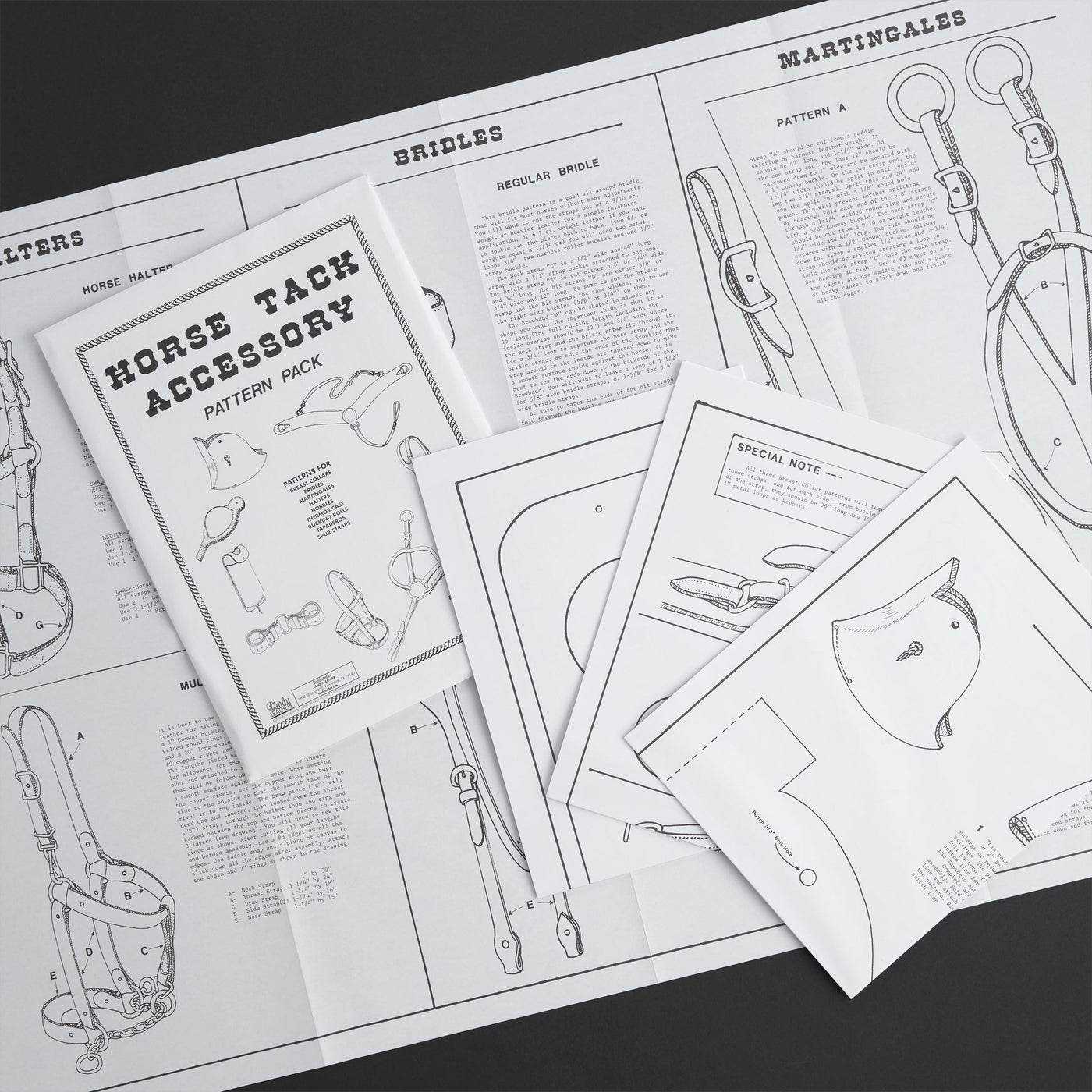 Tack Accessory Pattern Pack | Tandy Leather — Tandy Leather, Inc.