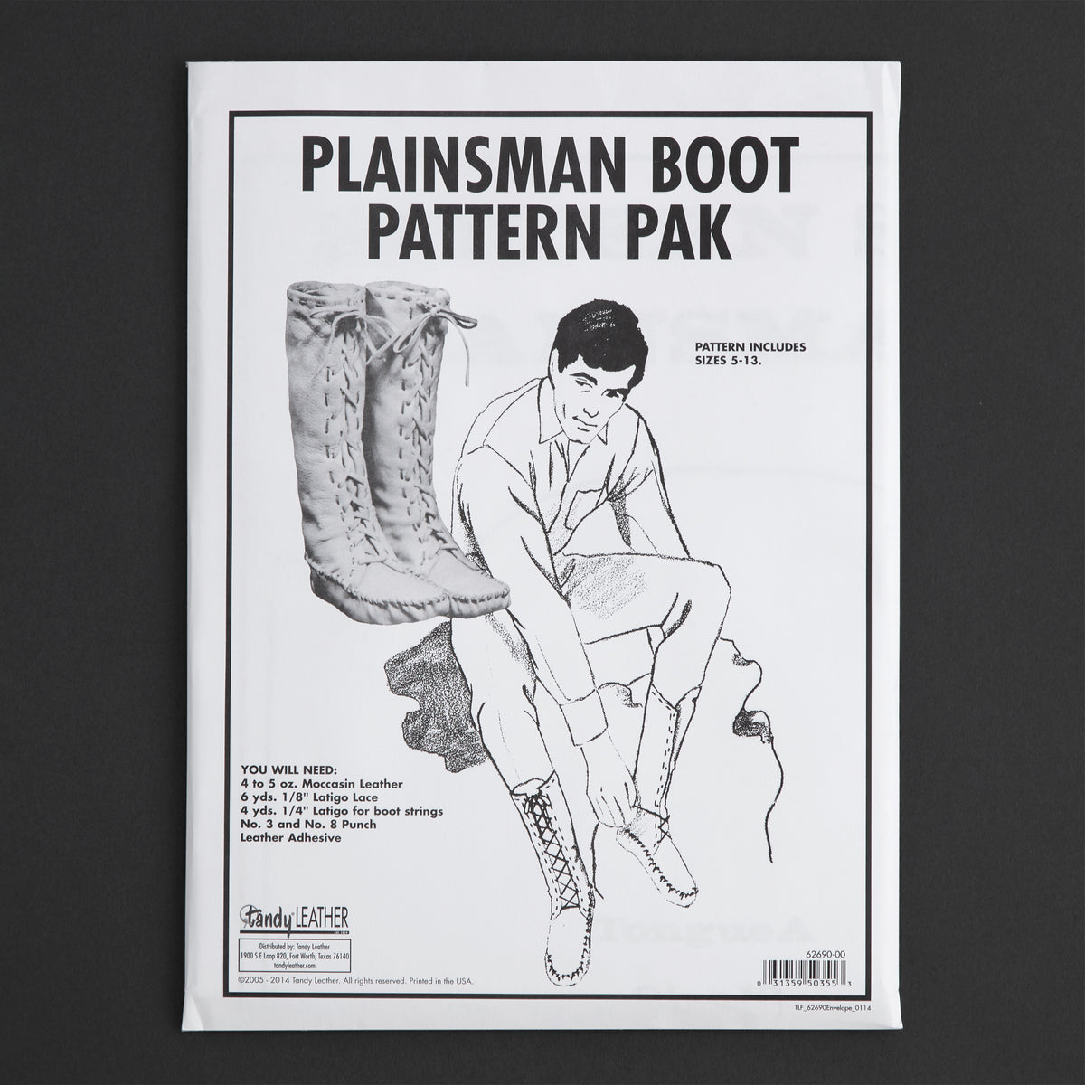 Plainsman Boot Pattern Pack — Tandy Leather, Inc.