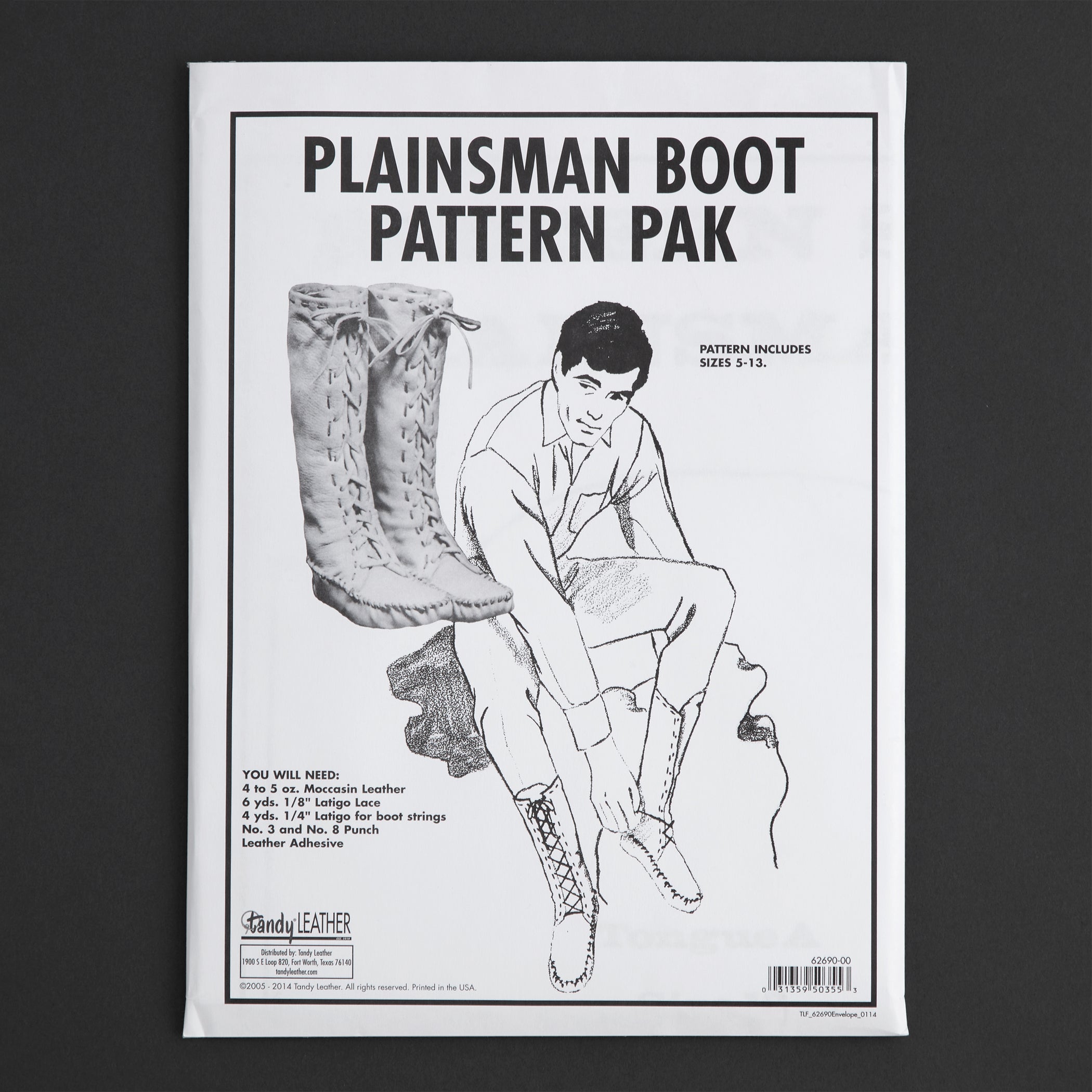 Plainsman Boot Pattern Pack — Tandy Leather, Inc.