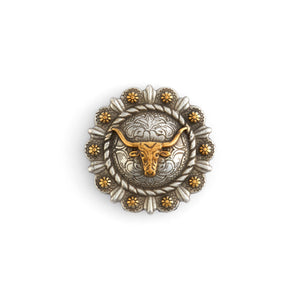 Roped Berry Round Conchos With Center Motif | Tandy Leather — Tandy ...
