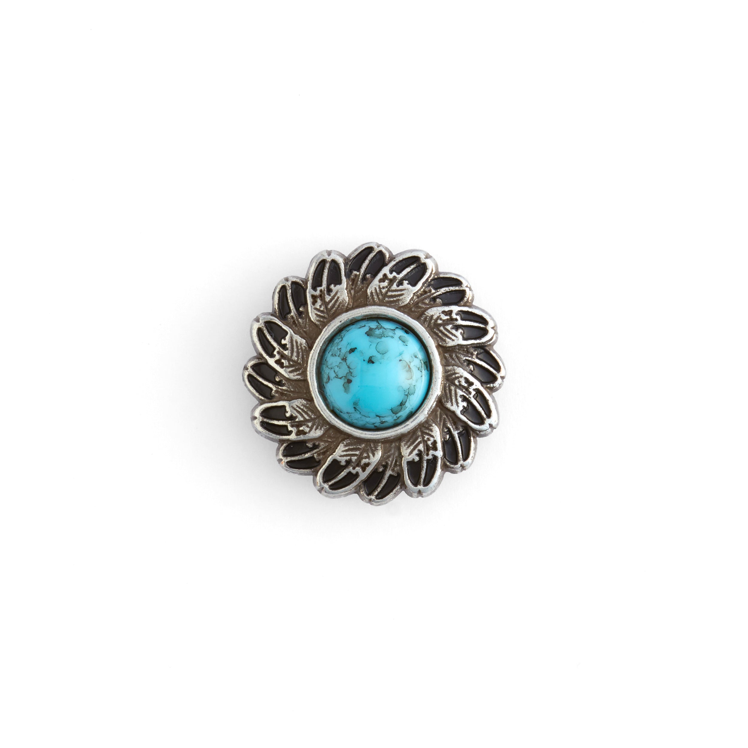Turquoise Feather Conchos — Tandy Leather, Inc.