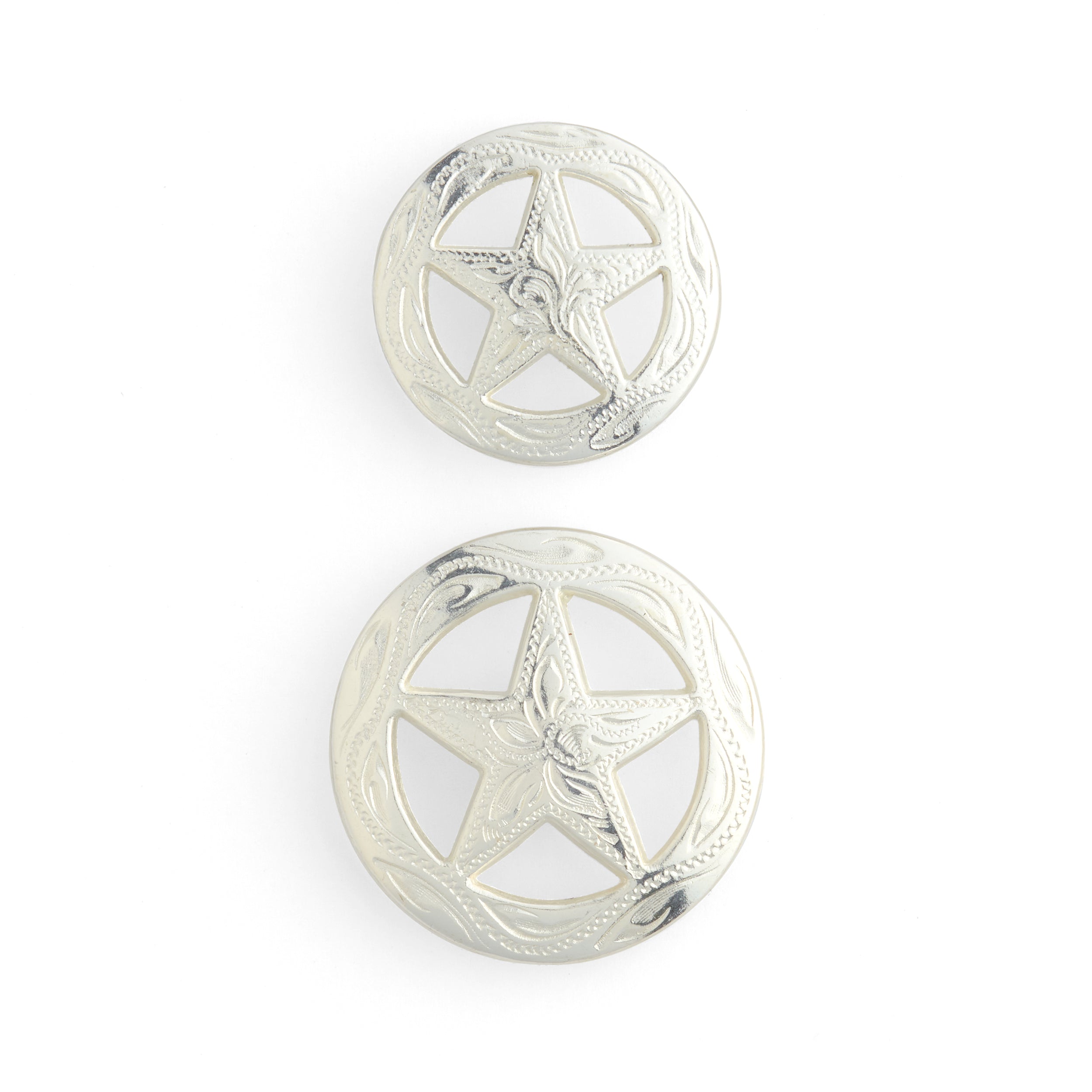 Engraved Ranger Star Concho — Tandy Leather, Inc.