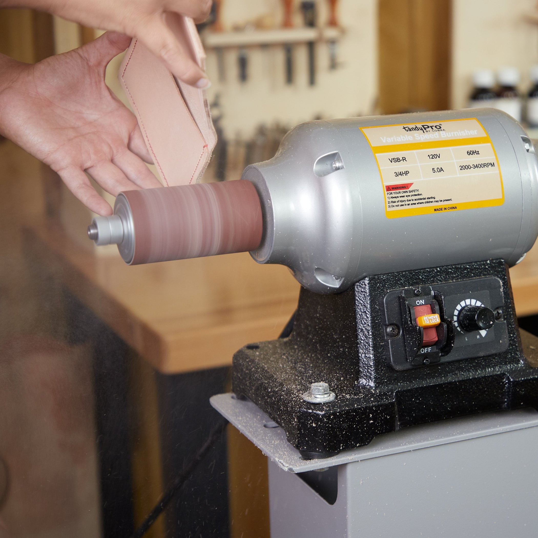 TandyPro® Burnishing Machine | Tandy Leather — Tandy Leather, Inc.