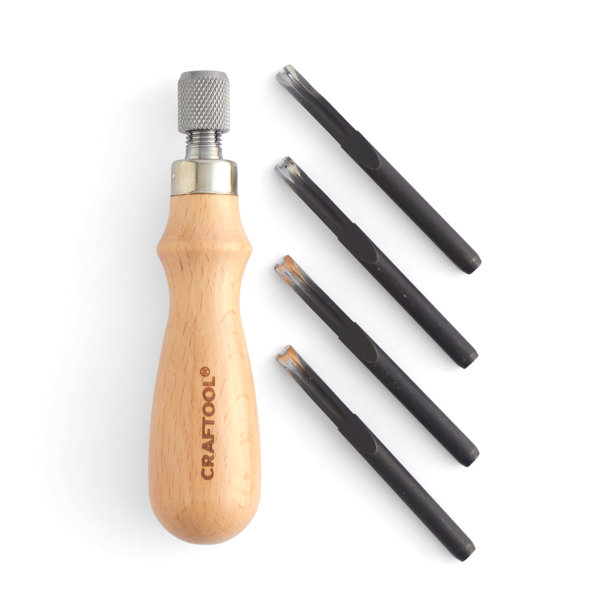 Craftool® Rounded Keen Edge Beveler 4-1 Set — Tandy Leather, Inc.
