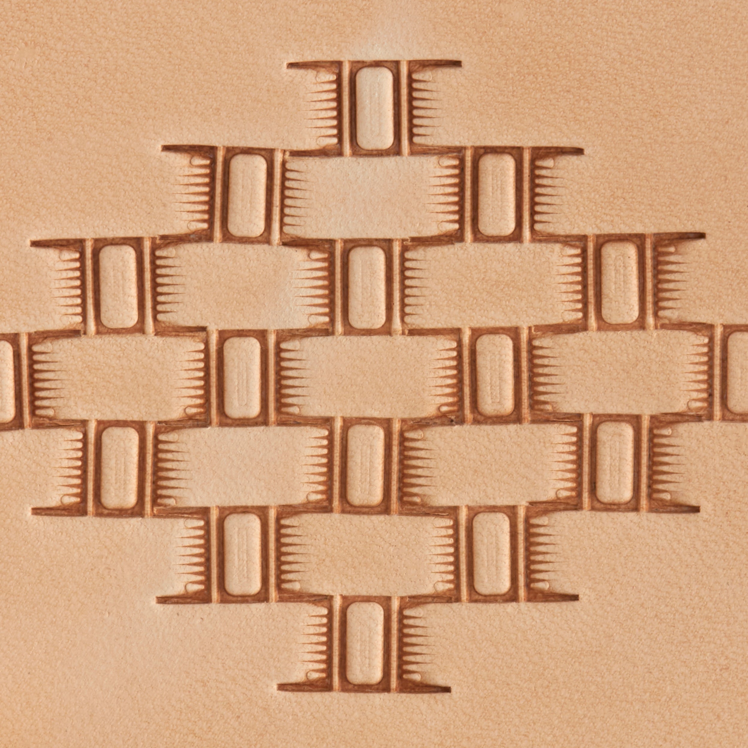 Bar Basket Weave Brass Stamp — Tandy Leather, Inc.