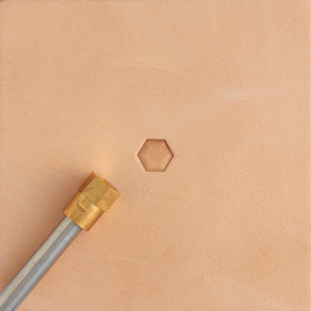 Hex Brass Stamp — Tandy Leather, Inc.