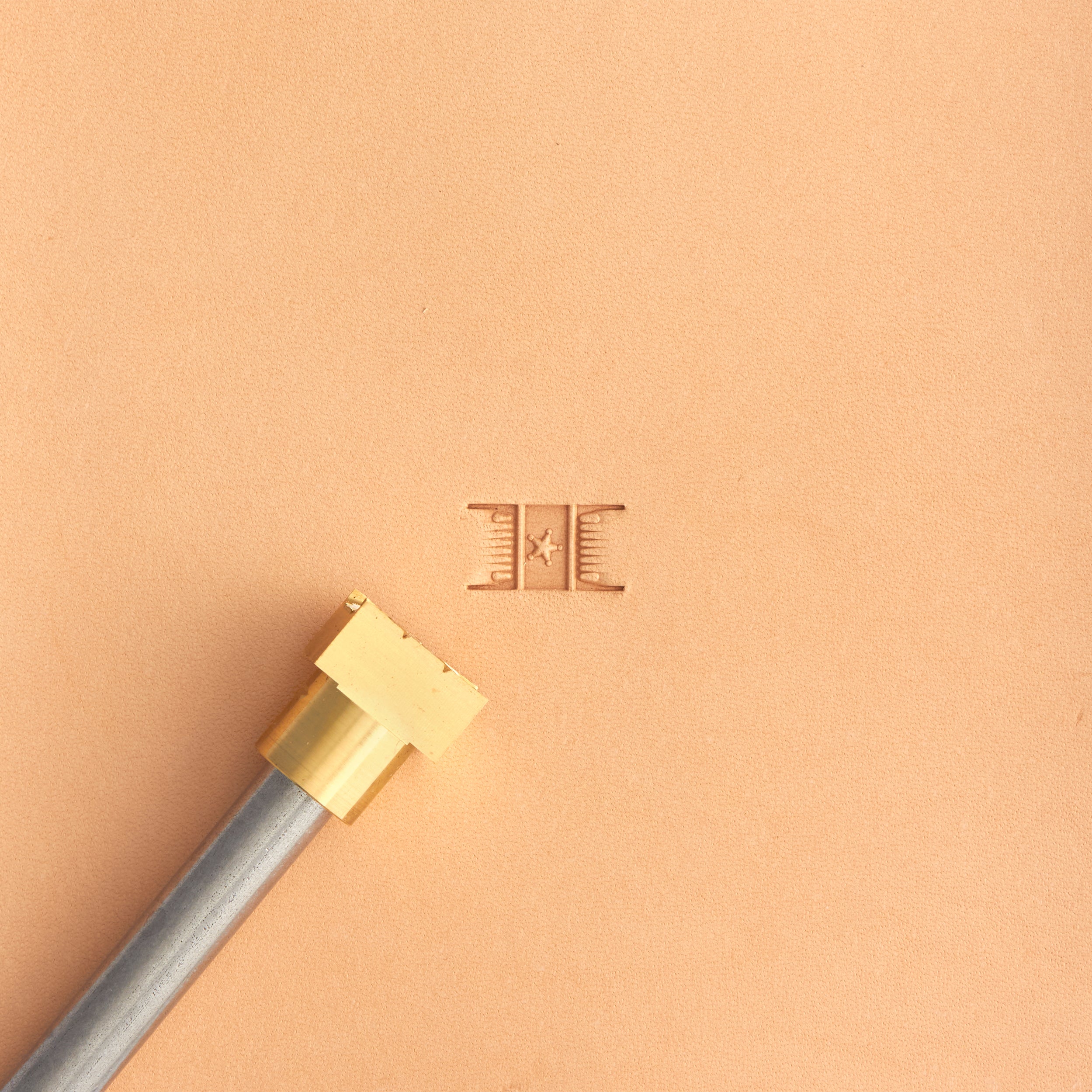 Basketweave Star Brass Stamp | Tandy Leather — Tandy Leather, Inc.