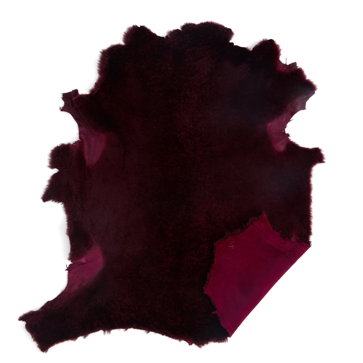 Luxe Hair-On Shearling Wine — Tandy Leather, Inc.